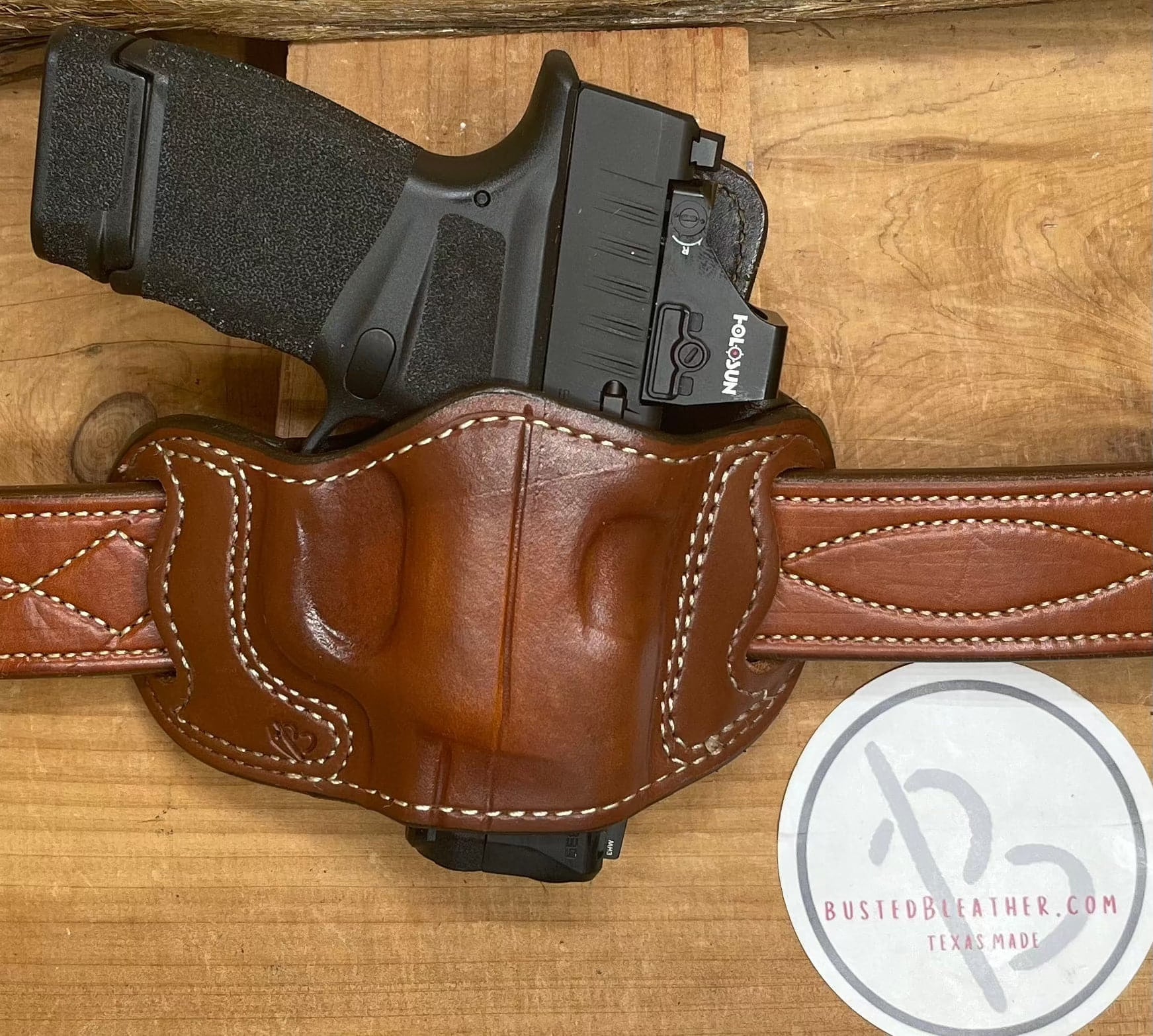 Leather Belt Slide Holsters | Busted B Leather